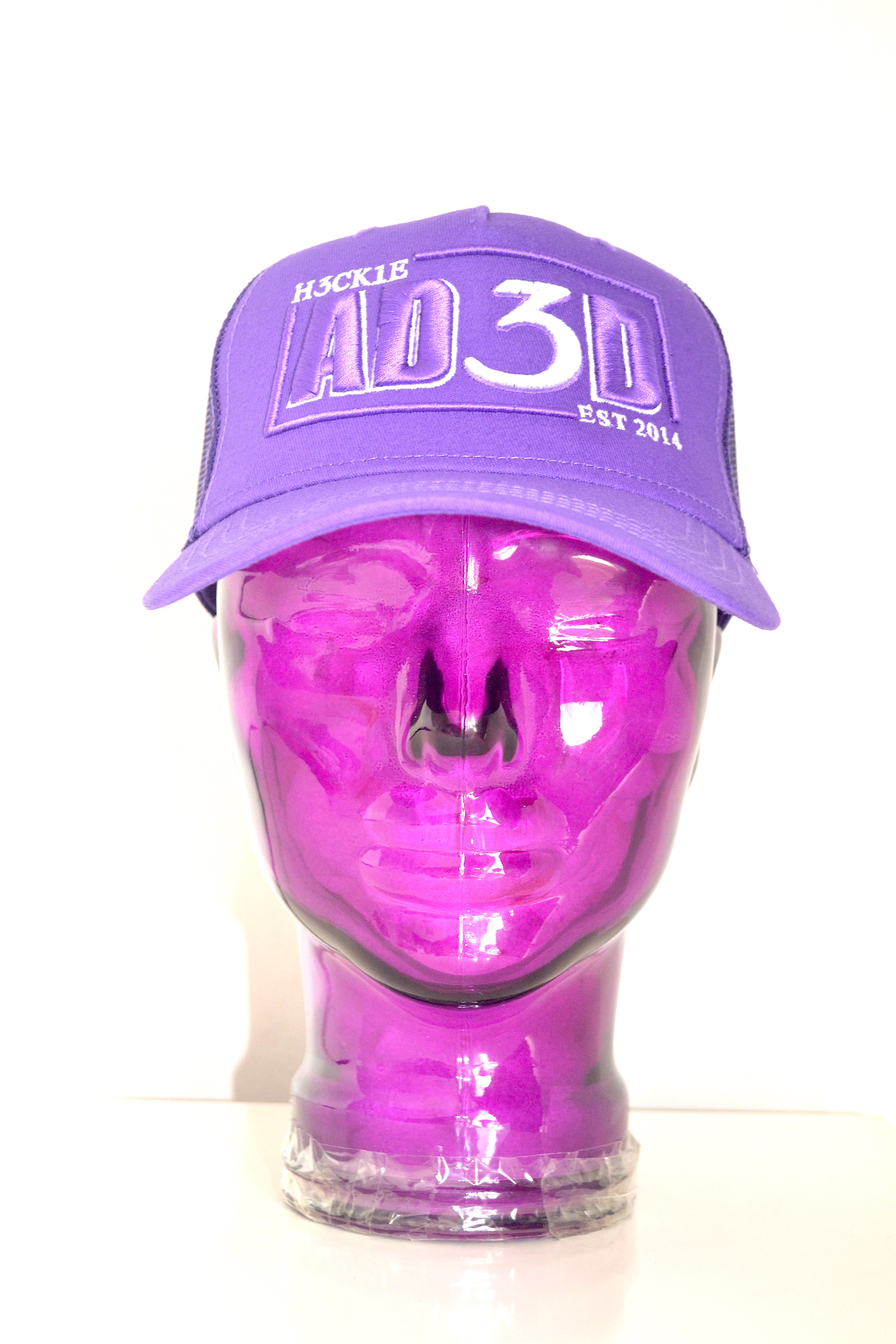 “VIOLET ROADSTER” trucker cap – Hecklemania Designs